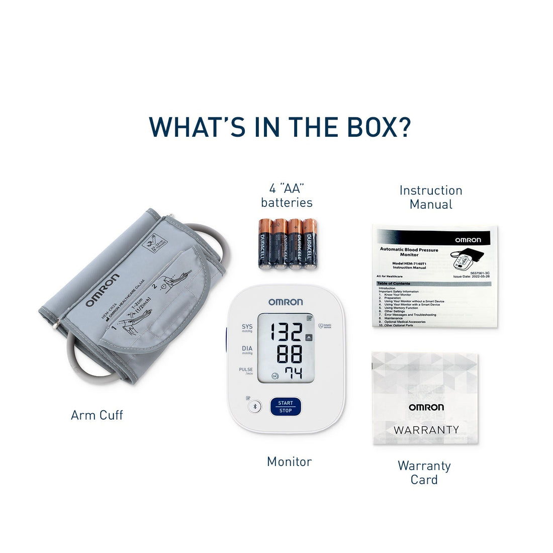 Upper Arm Blood Pressure Monitor HEM-7140T – Omron Brand Shop