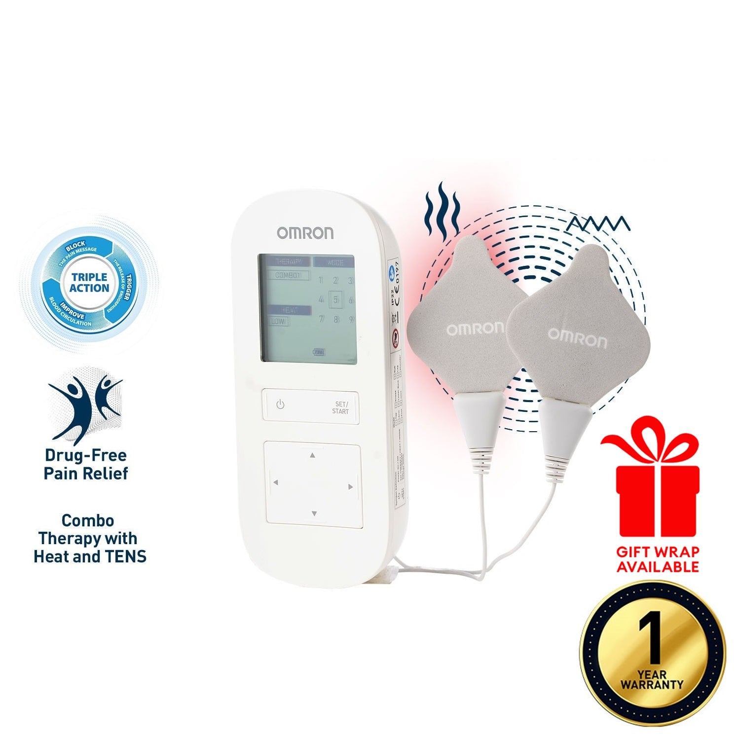 Buy HEAT + TENS Nerve Stimulator HV-F311 online | OMRON Healthcare PH ...